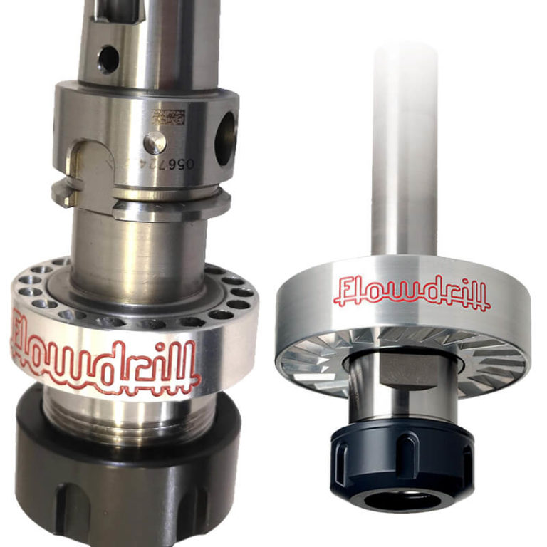 Tool holders & collets for Flowdrilling